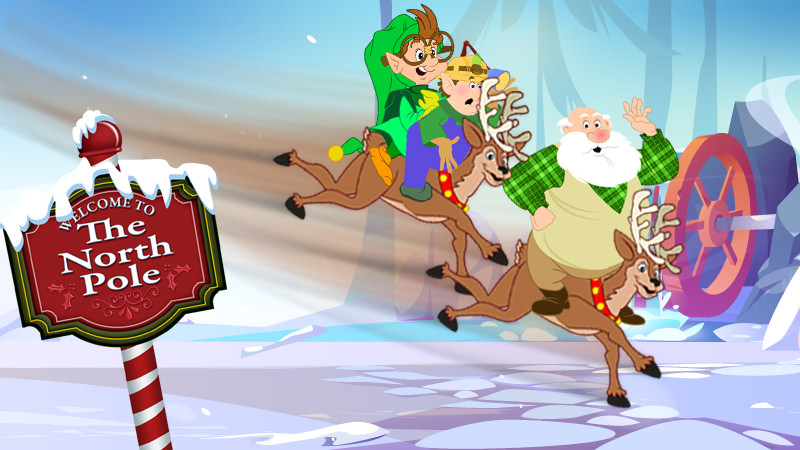 Story: Santa & Waldo Back Safely at the North Pole